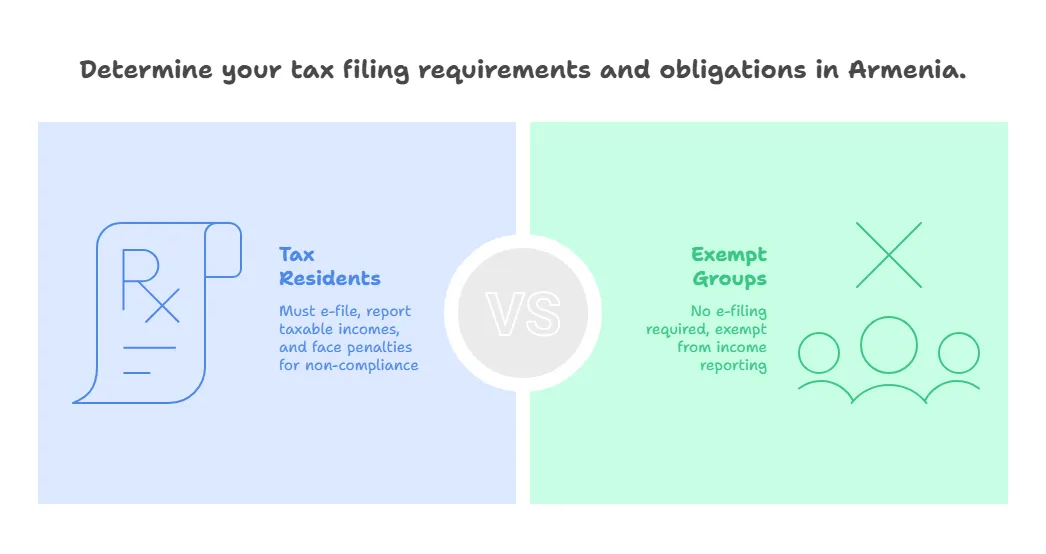 Armenia Tax Return: Mandatory E-Filing & Universal Declaration